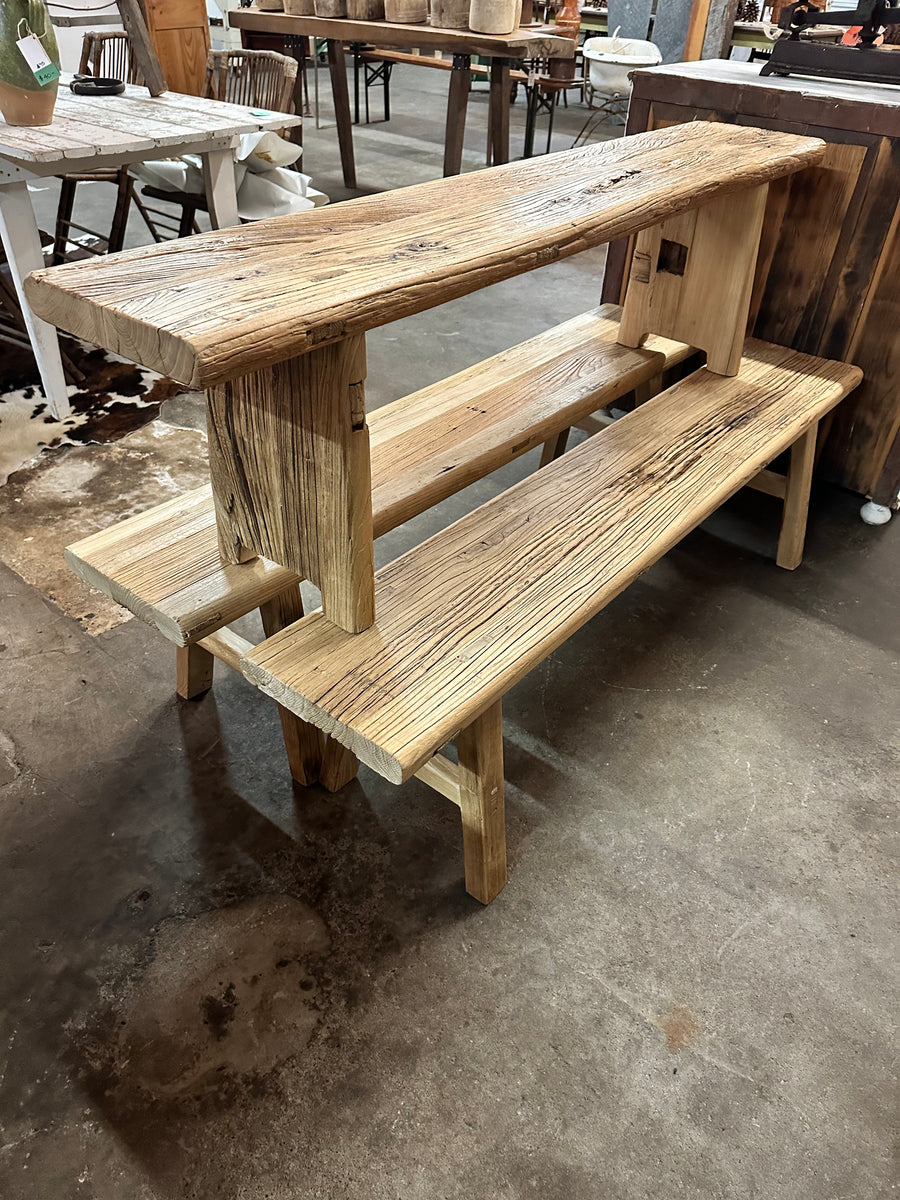 Benches - Elm Wood – The Warped Table